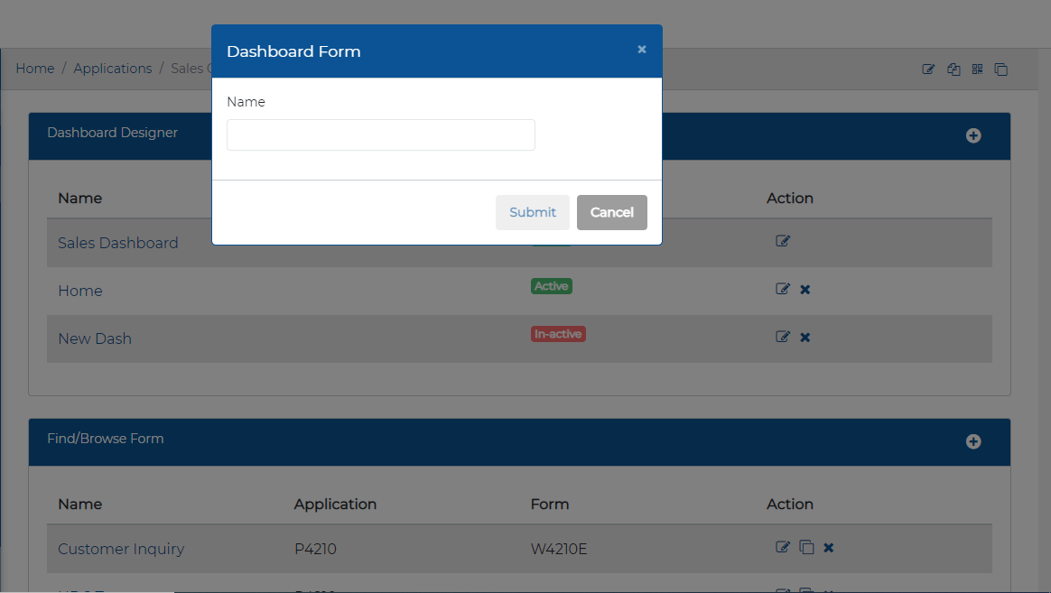Swift – Create Dashboard – Ephlux
