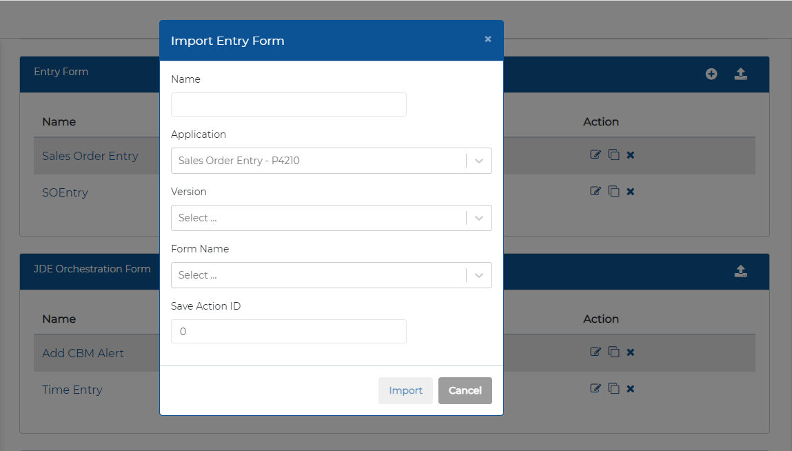 Swift – Create/Import new Entry Form – Ephlux
