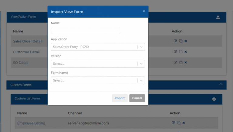 Swift – Invoke JDE Actions via Action Button – Ephlux