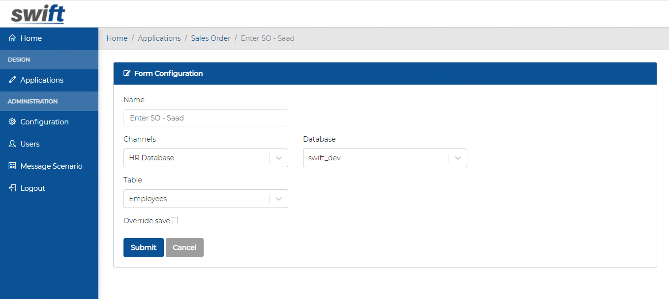 Swift – Create Swift Custom DB Entry Form – Ephlux