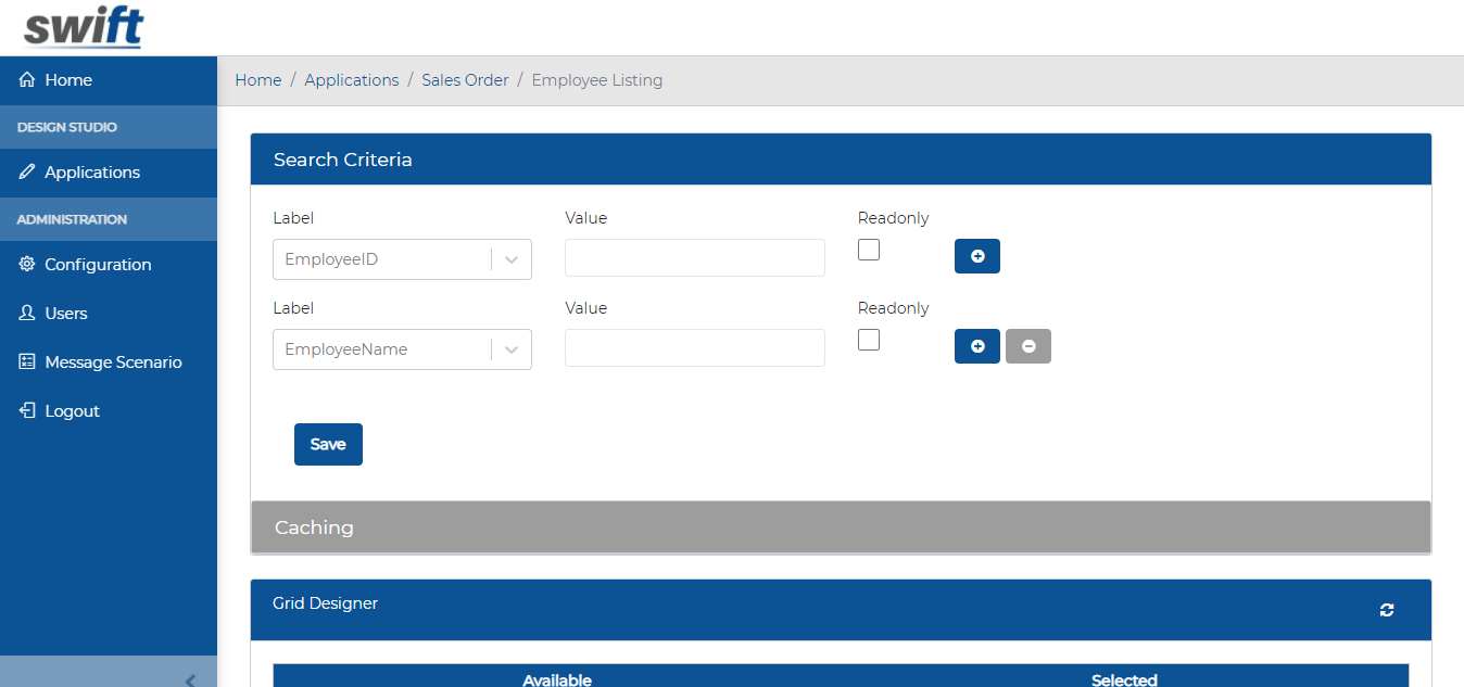 Swift Create Swift Custom Db Listing Form Ephlux
