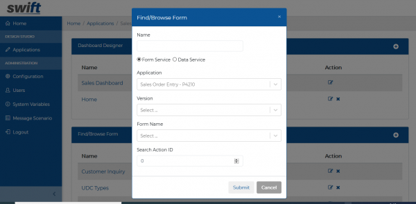 Swift – Create Find/Browse Form – Ephlux