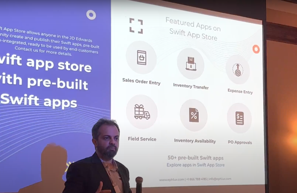 Ephlux at JD Edwards INFOCUS – Downtown Sheraton Denver Colorado – Ephlux