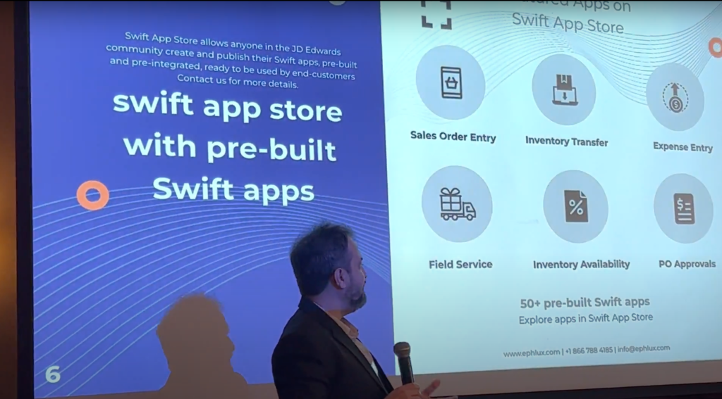 Ephlux at JD Edwards INFOCUS – Downtown Sheraton Denver Colorado – Ephlux