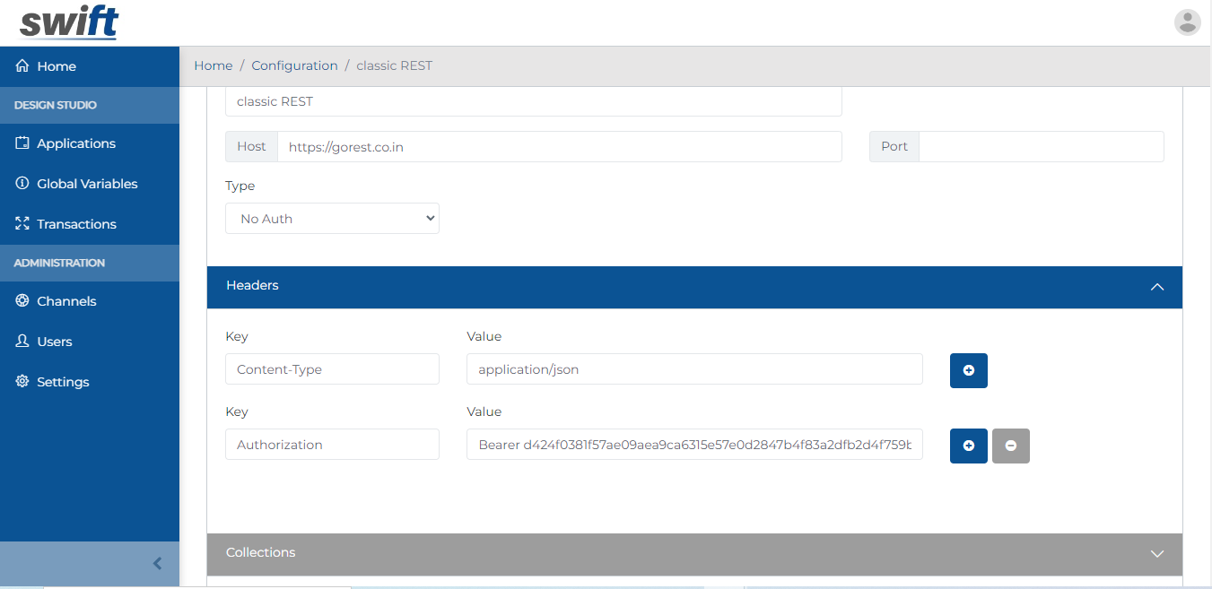Create new REST Channel - Ephlux