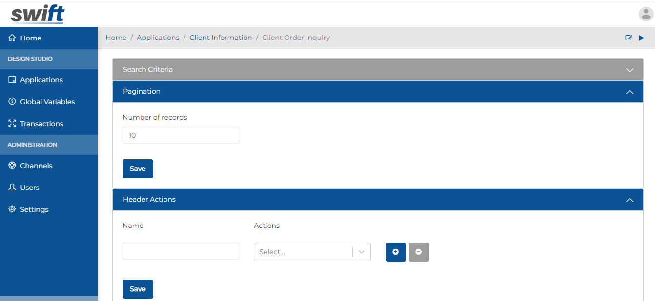Swift – Create Find/Browse Form – Ephlux