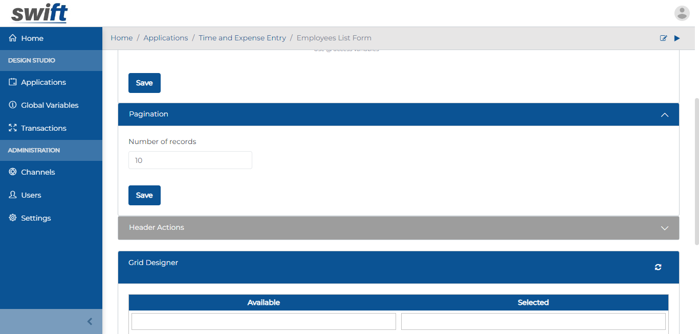 Swift Create Swift Custom Db Listing Form Ephlux 