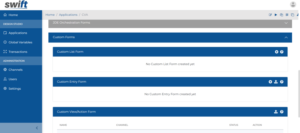 Swift Create Swift Custom View Action Form Ephlux