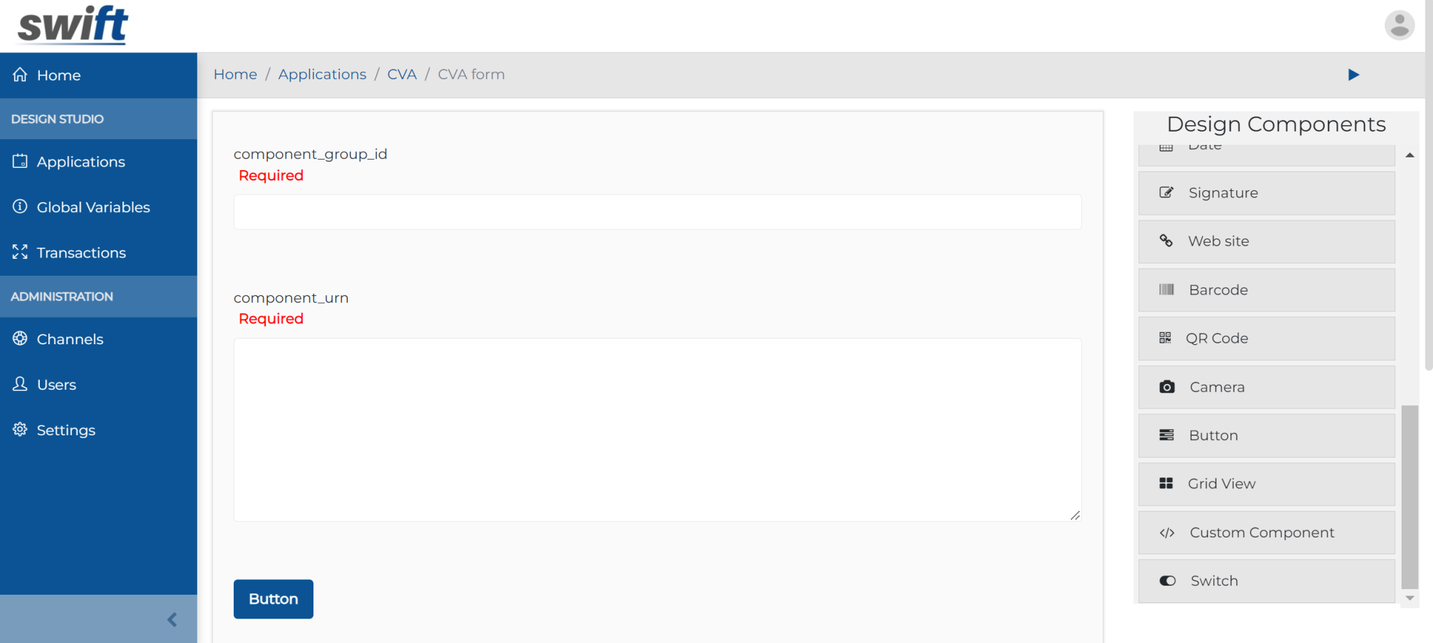 Swift – Create Swift Custom View/Action Form – Ephlux