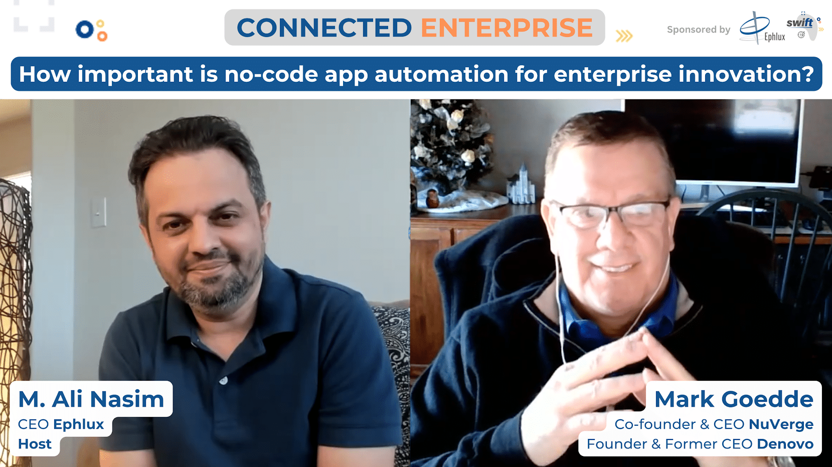 Fireside Chat with Mark Goedde - No Code Enterprise App Automation - Ephlux